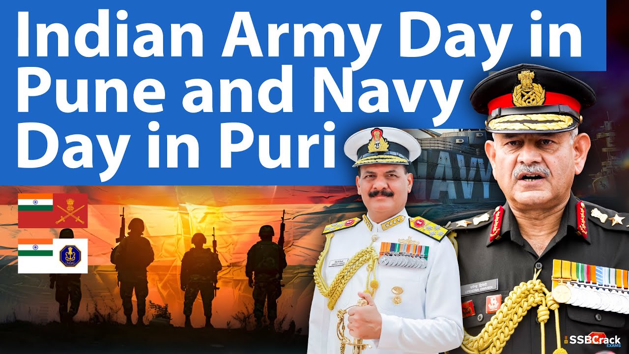 Indian Army Day in Pune and Navy Day in Puri - YouTube