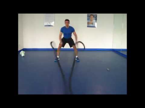 30 Minute Battle Ropes Tabata Workout - YouTube