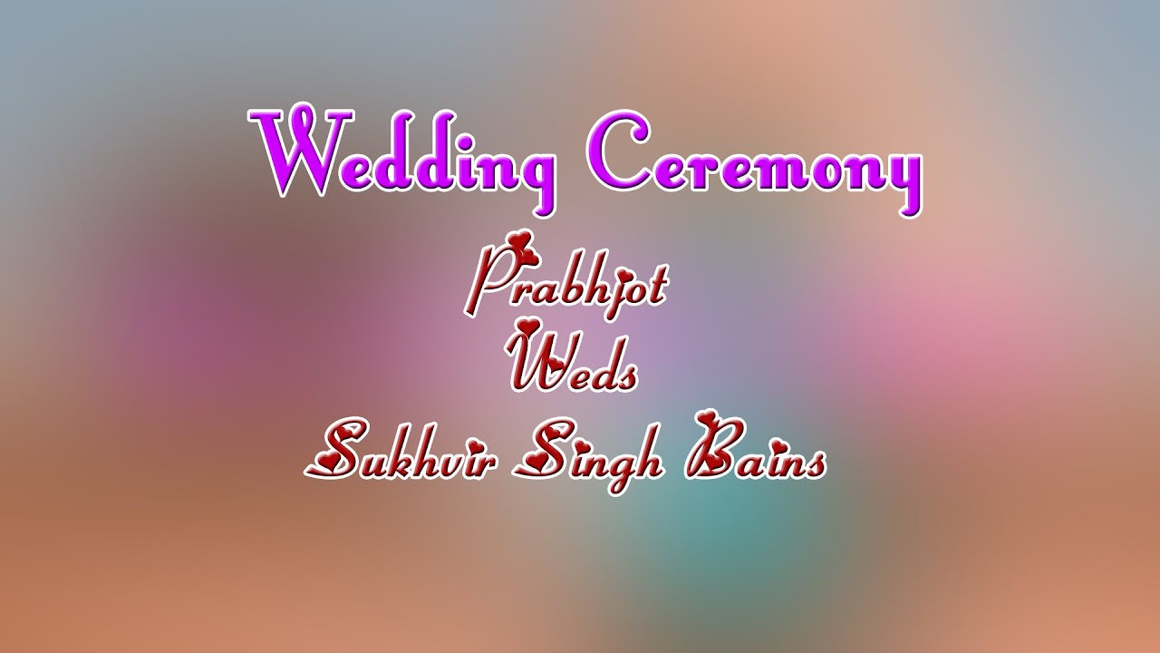 🔴LIVE Path & Batna Jaggo Ceremony Of Prabhjot 💖💖 Sukhvir Singh Bains ...