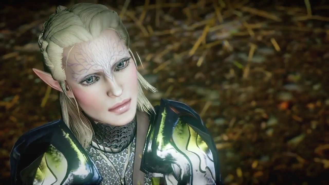 Dragon Age Solas Romance: The Halla and The Dread Wolf - YouTube