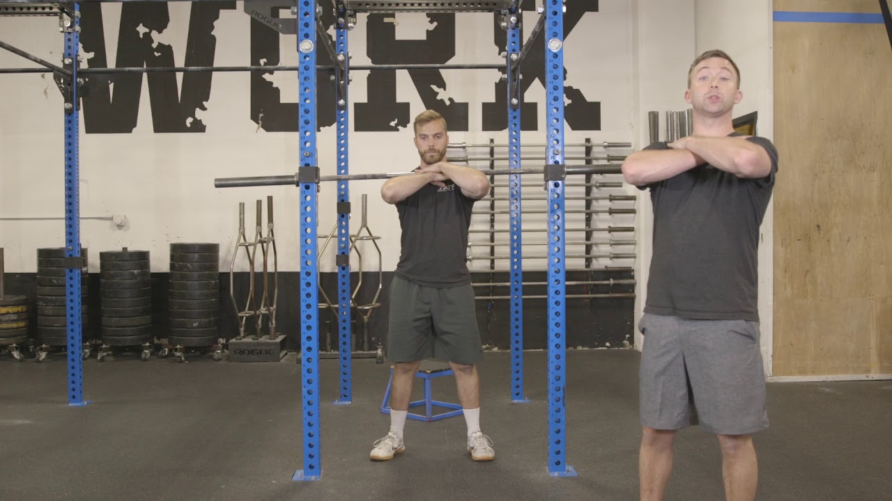 3 Types of Front Squat Variations - YouTube