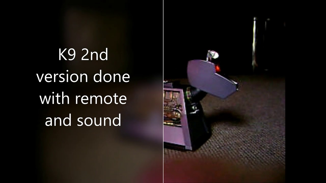 Doctor Who K9 MK1 and MK2 remote control 1/4 scale. - YouTube