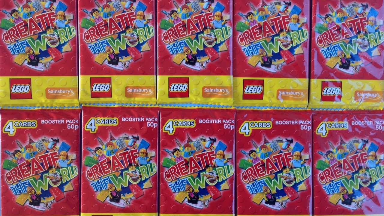 Lego Create The World Booster Card Packs Opening - YouTube