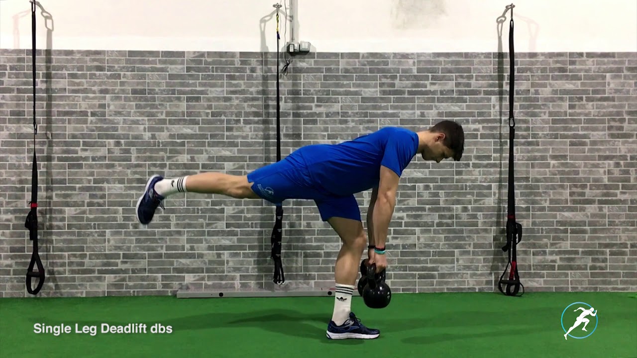 Single Leg Deadlift dbs - YouTube