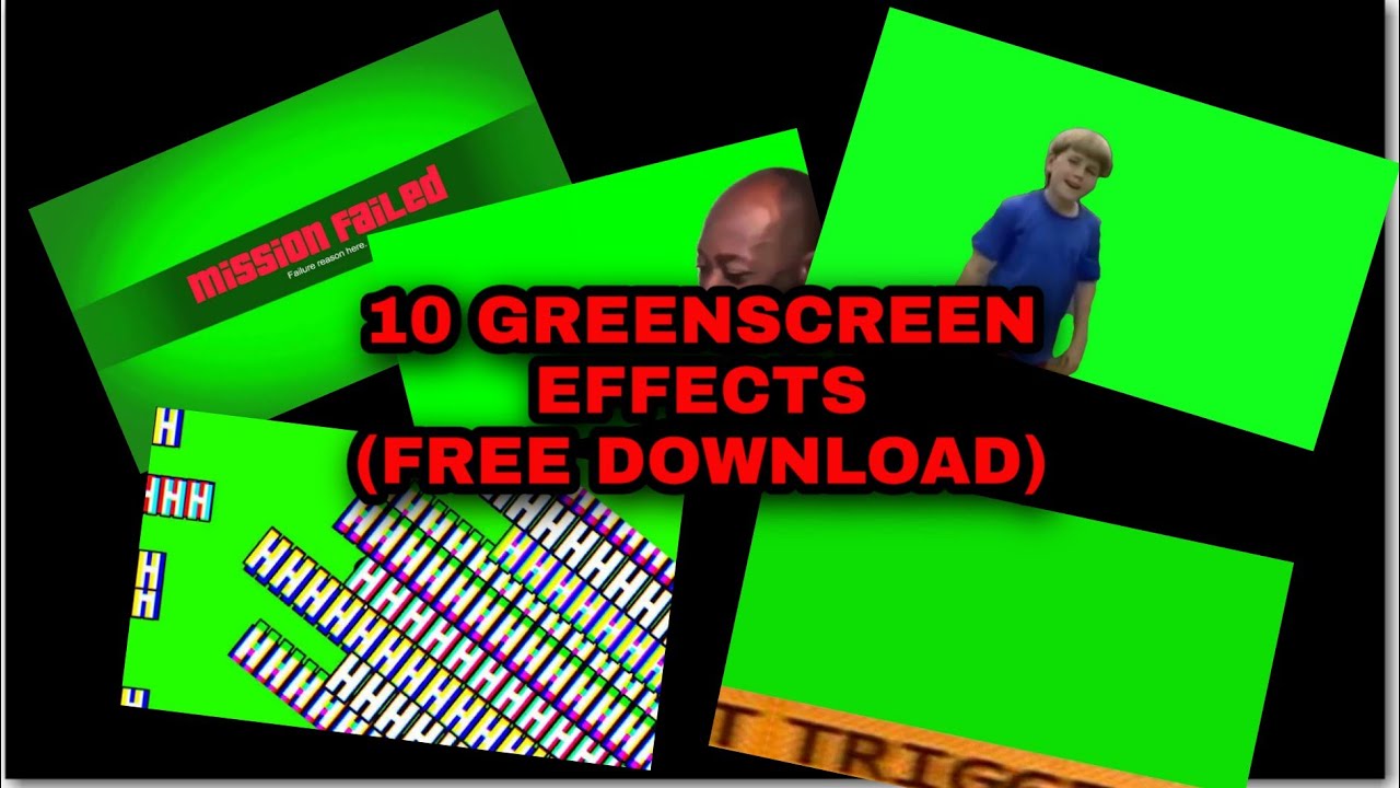 10 GREENSCREEN EFFECTS FOR VLOGS (CHROMA KEY) - FREE DOWNLOAD (LINK IN ...