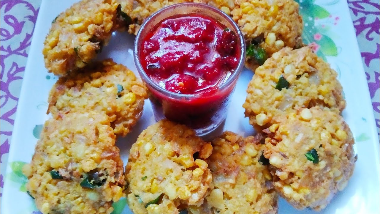 చనగపప్పు వడ Chanaga pappu masala vada - YouTube