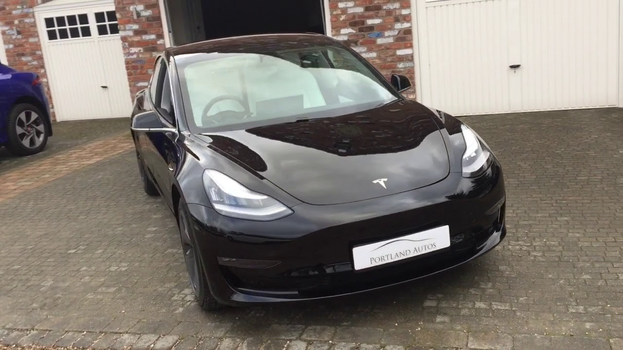 TESLA MODEL 3 PERFORMANCE AWD FOR SALE IN SOLID BLACK - YouTube