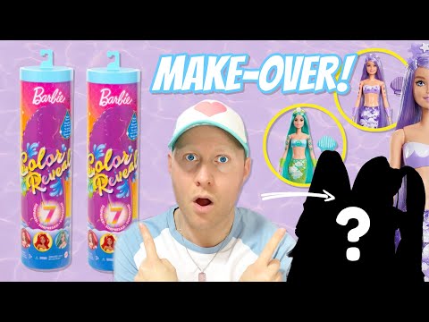 Barbie Color Reveal Mermaid Make-Over! 🧜‍♀️✨ (Series 2)