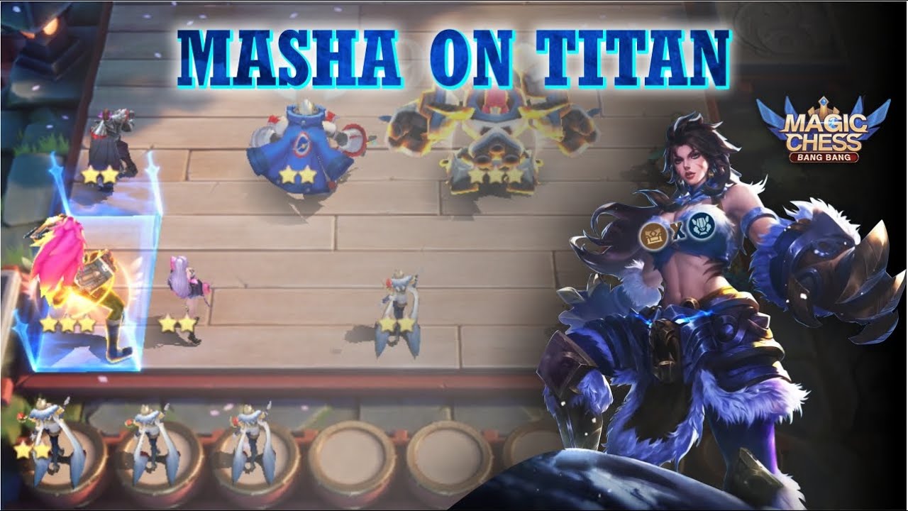 MASHA QUARTERMASTER TITAN X MECHA SQUAD !! COMBO MAGIC CHESS TERBARU ...