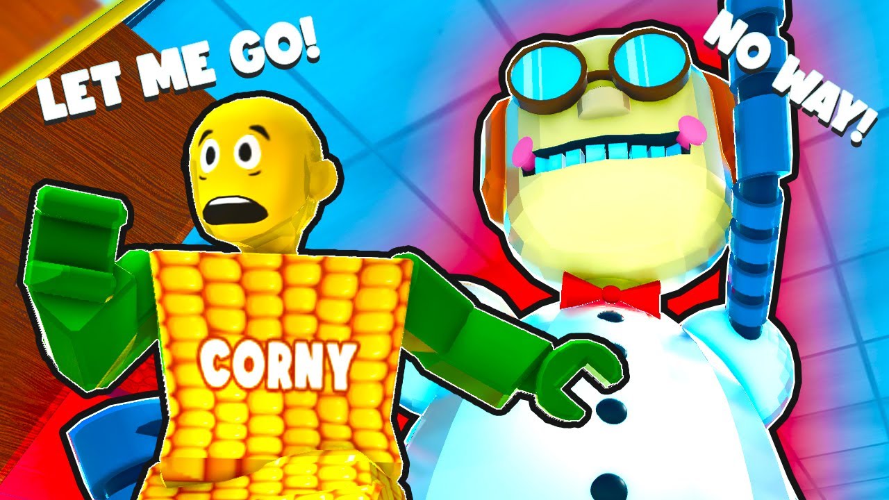 CORNY WAS TRAPPED BY EVIL ALBERT! | Roblox Escape Albert's School Run ...