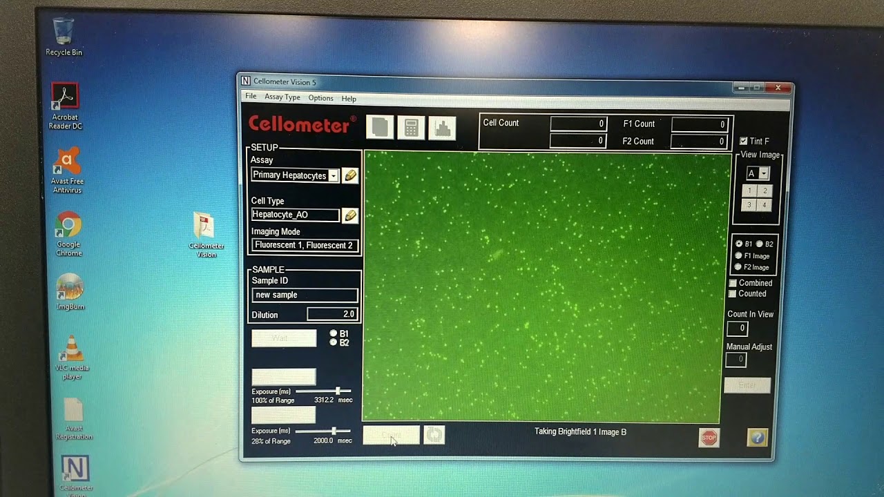 Nexcelom Cellometer Vision Fluorescence Cytometer Cell Counter Pred ...