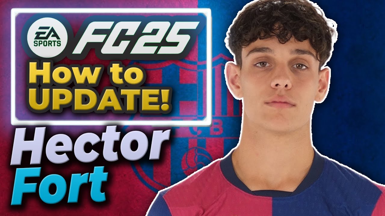 FC 25 ⚽️ Hector Fort Realistic Stats & Kit! ️💙 FC Barcelona 🎮 - YouTube
