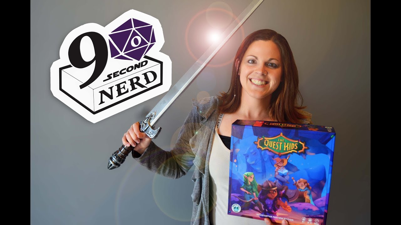 90 Second Nerd Board Game Preview: The Quest Kids - YouTube