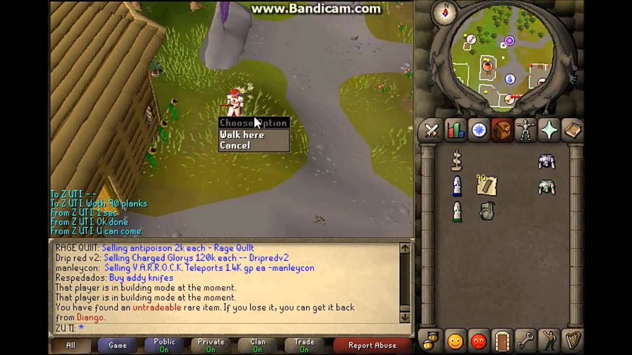 finding my second untradeable rare item on oldschool runescape warship ...
