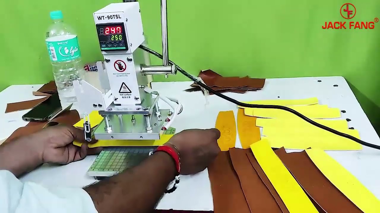 Jack Fang Manual Pu And leather Embossing Machine I Foil Printing And ...