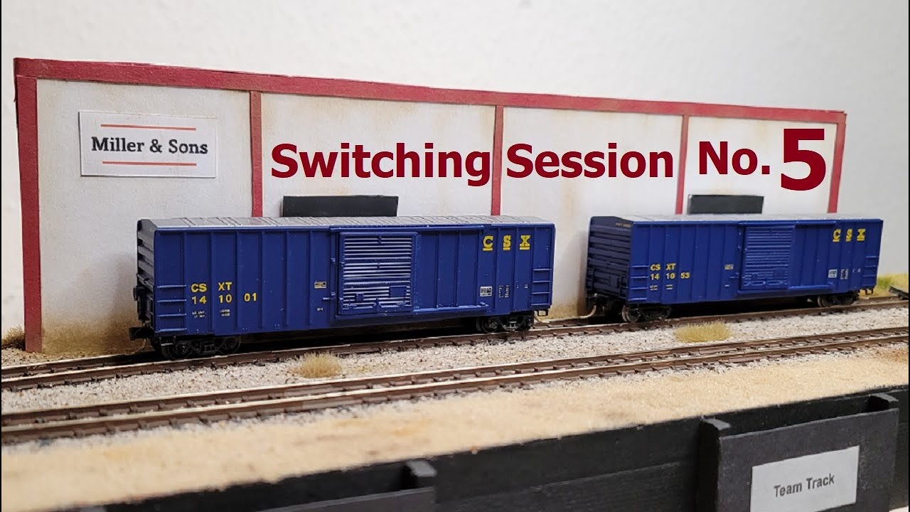 Switching Session No. 5 on the Springfield & Western (N scale switching ...