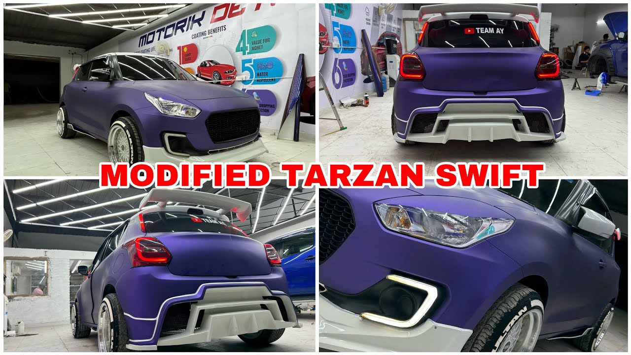 TARZAN THE WONDER CAR 💜( MODIFIED SWIFT SULTAN ) - YouTube