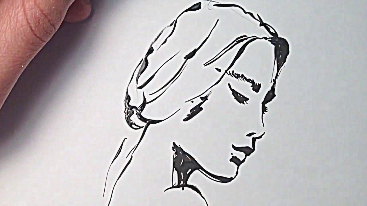 Amazing hand drawing and very easily process/nice art drawing (simply ...