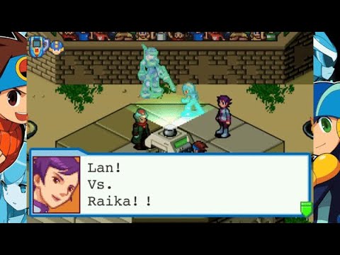 MegaMan Battle Network 4 - Red Sun Battle Tournament - Lan VS Raika ...