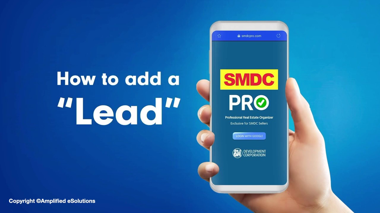 How To Add A Lead On SMDC PRO - YouTube