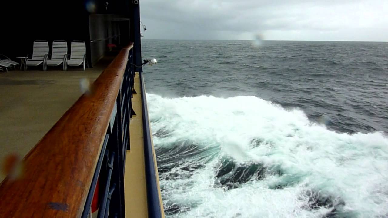 Celebrity Infinity at Pacific Ocean waves - YouTube