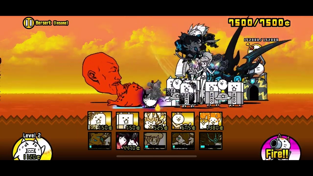 Both crazed axe stages| battle cats - YouTube