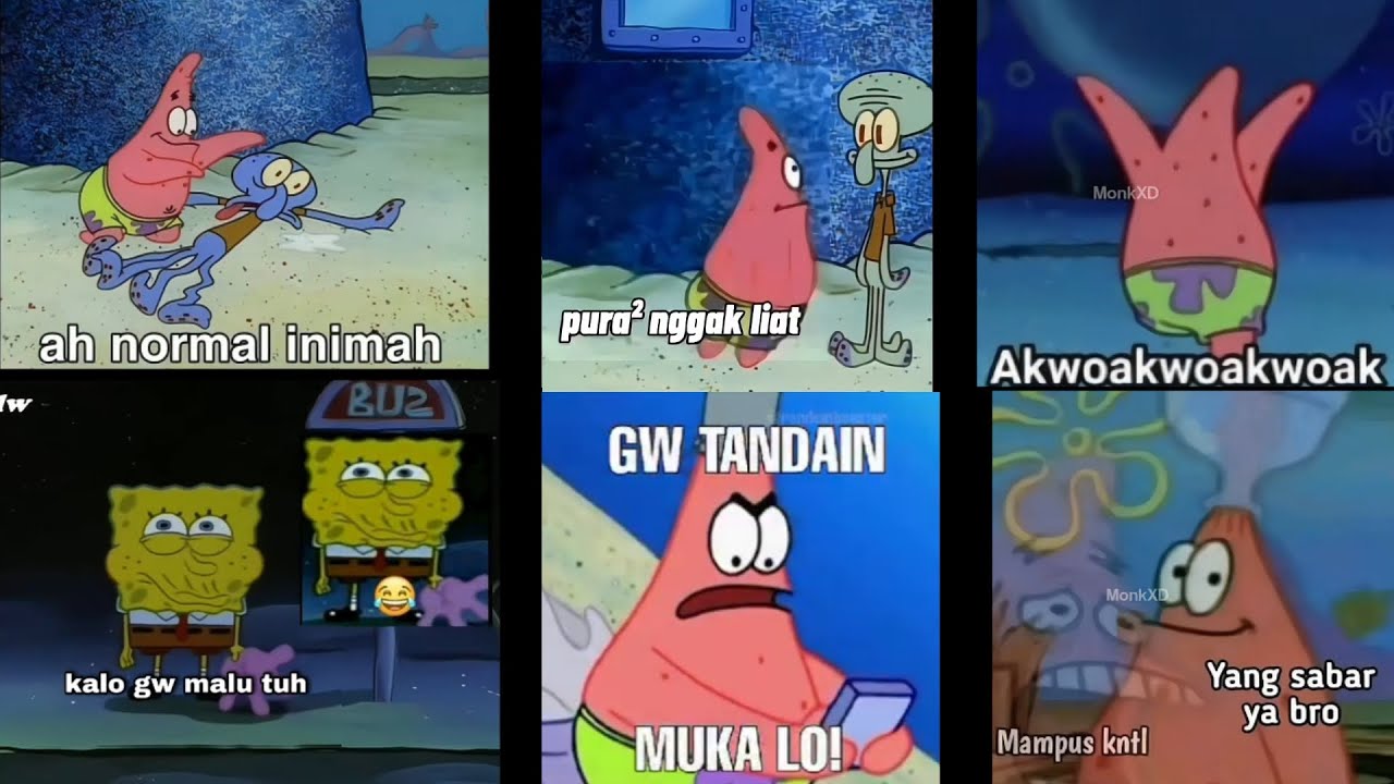 Kumpulan Doksli Stiker Meme Spongebob #2 - YouTube