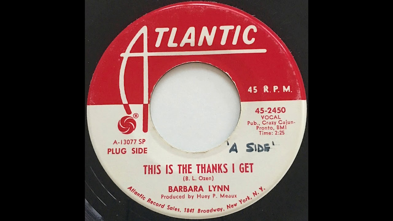 Barbara Lynn This is the Thanks I Get Northern Soul (HD) - YouTube