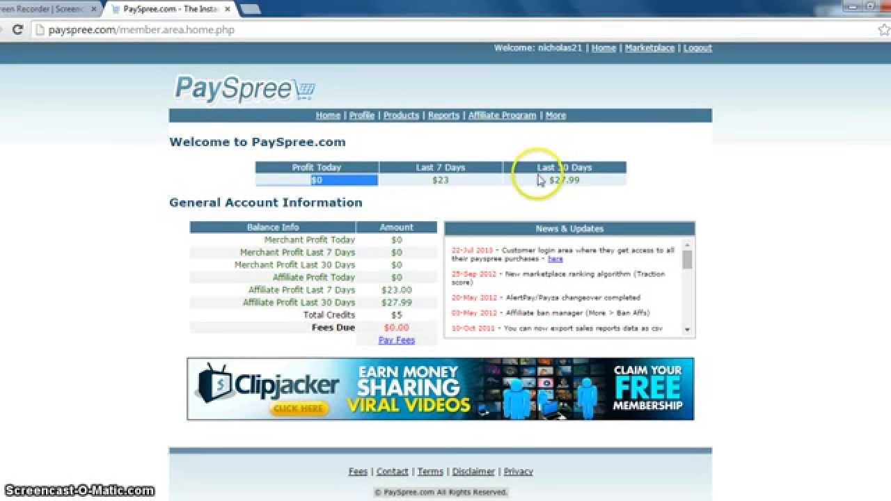 Payspree affiliate setup tutorial - YouTube