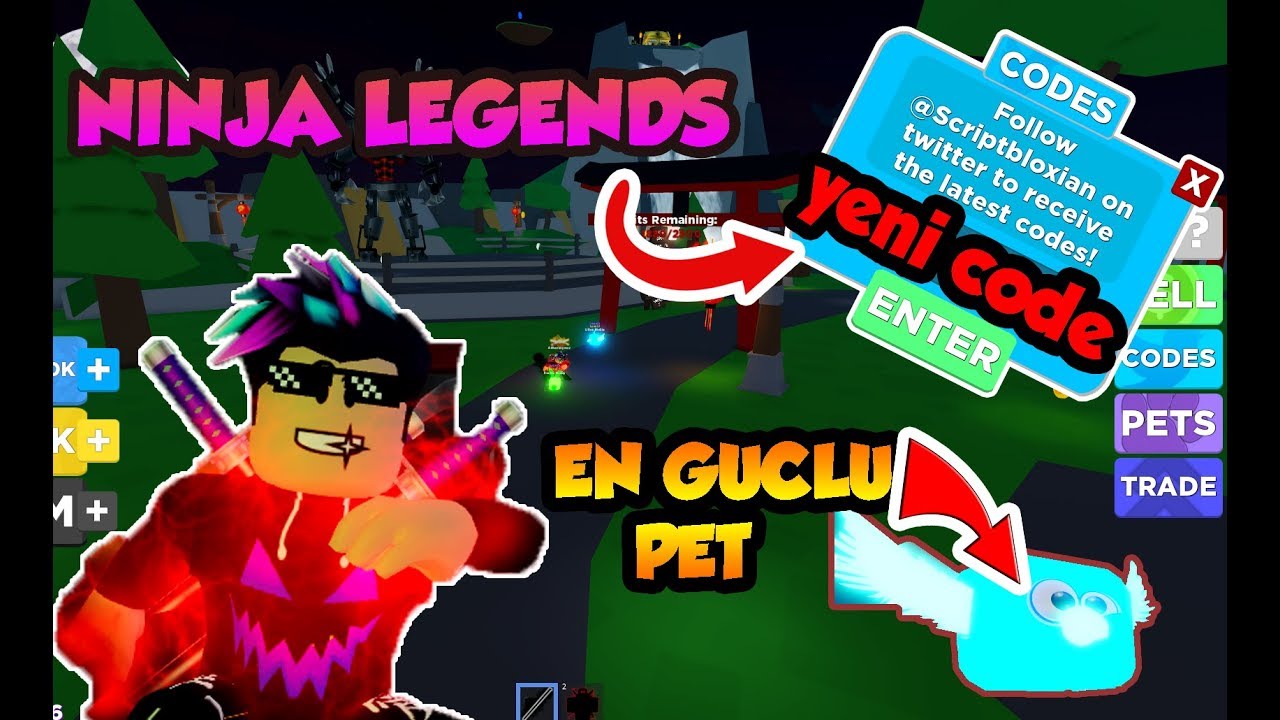 ⚡ Ninja LEGENDS Yeni Kod ve Süper Pet / Ninja Legends / Roblox Türkçe ...
