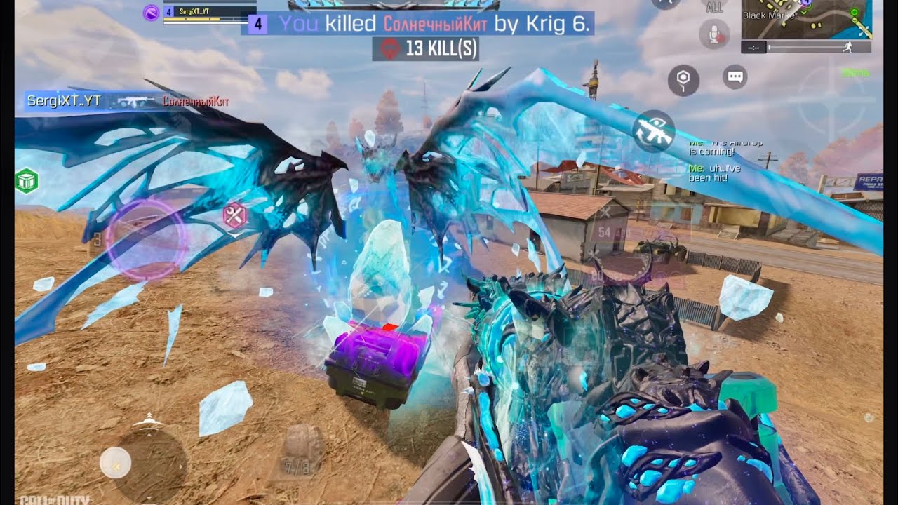 KRIG 6 ICE DRAKE DREAM AURORA & FENNEC GAMEPLAY CODM BR - YouTube
