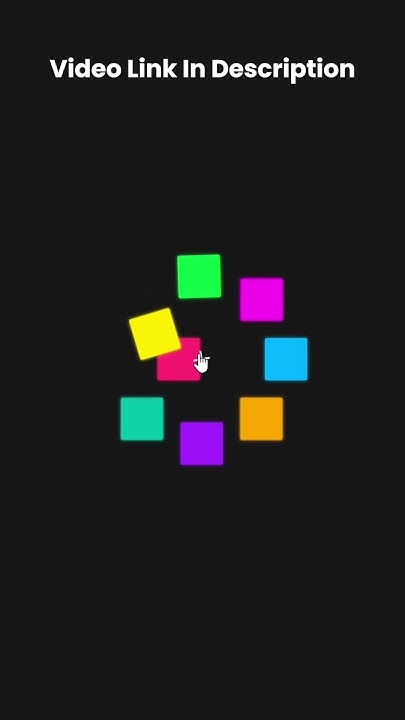 Animated Radial Octagon Menu Shorts Youtube