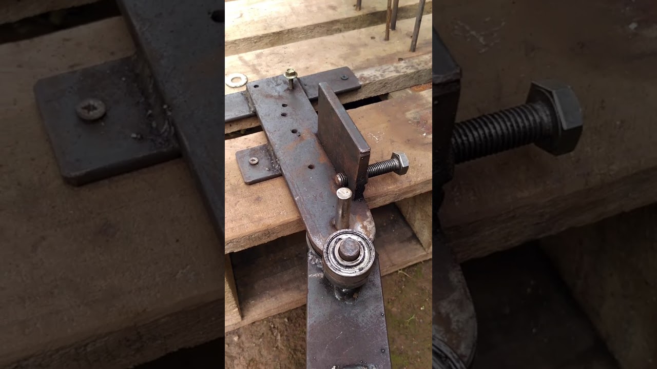 Pembengkok besi Beton, Bending Behl Besi Beton - YouTube