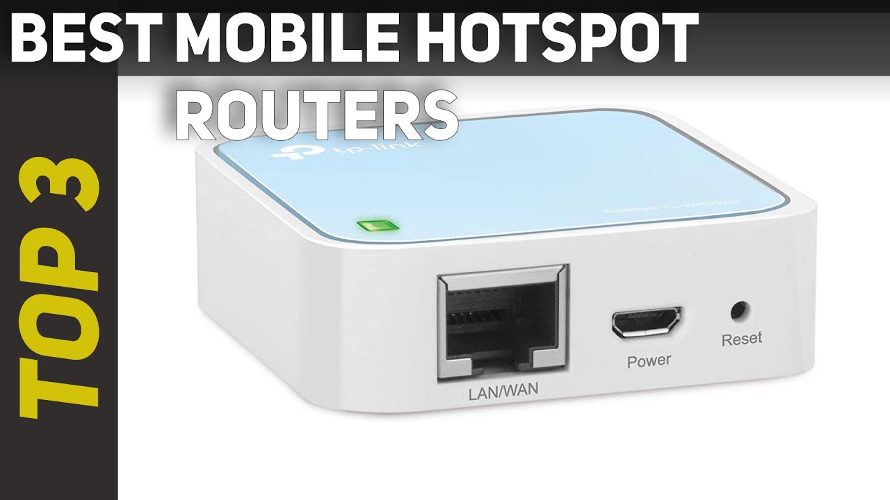 Best Mobile Hotspot Routers 2023 - Top 3 Mobile Hotspot Routers - YouTube