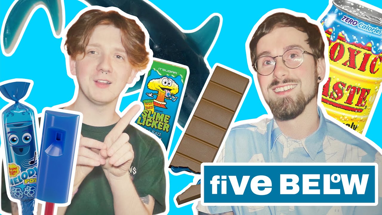 We Ate Every Blue Raspberry Product from Five Below - YouTube