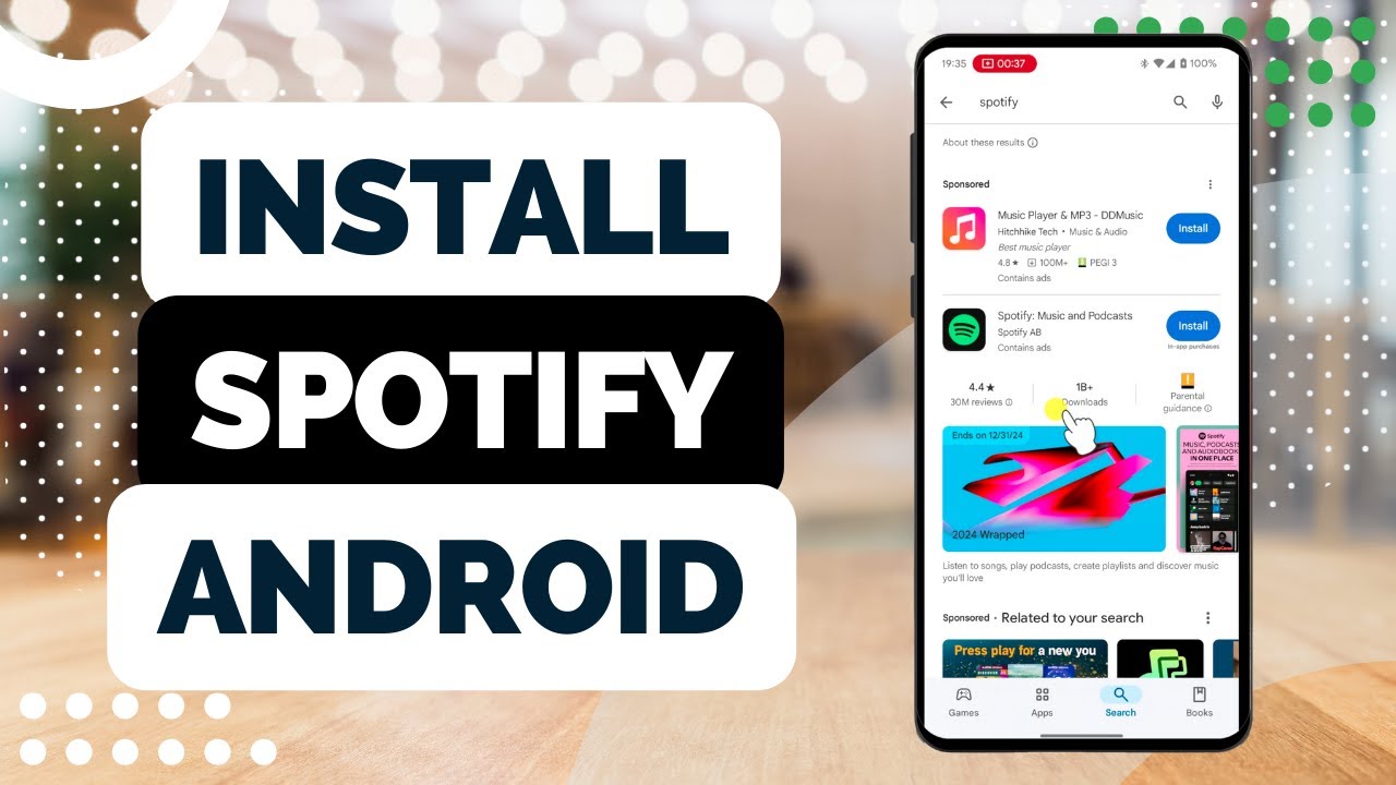 How To Install Spotify On Android - YouTube