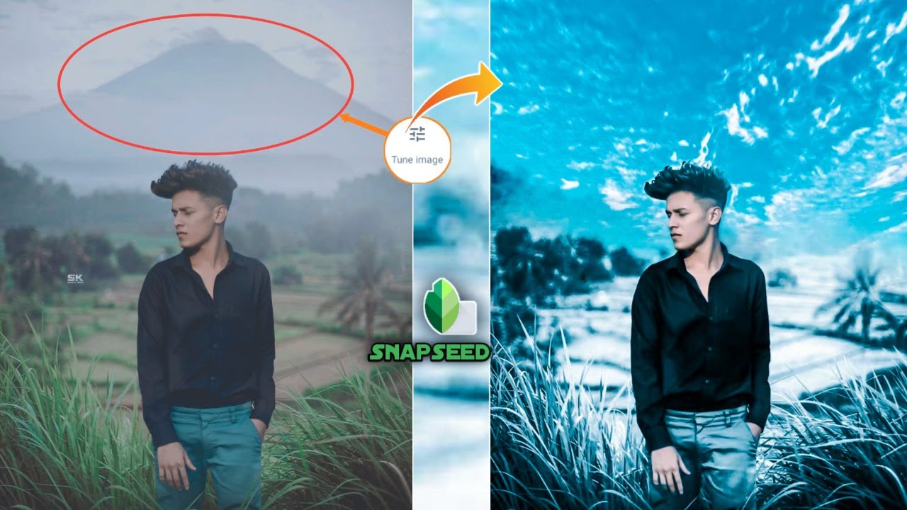 Snapseed Sky Change Photo Editing | Snapseed Photo Trick | Snapseed ...