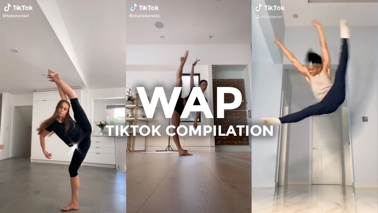 WAP Lyrical Dance - Cardi B (TikTok Compilation ft. Charli D'Amelio ...
