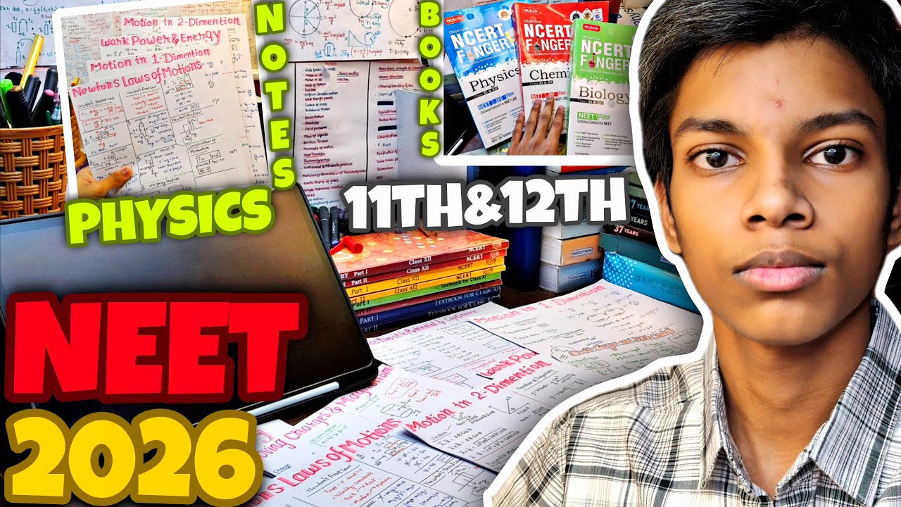 Completing CLASS 11TH BACKLOG ALONG WITH CLASS 12TH NEET 2026 STUDY ...