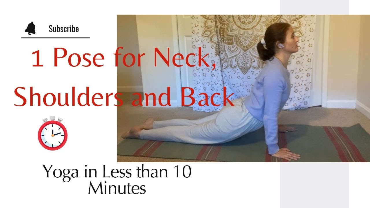 Better Posture, Relieve Neck and Back Pain with this Pose - YouTube