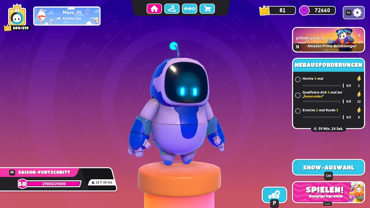 Der Astro Skin von Playstation | Fall Guys - YouTube