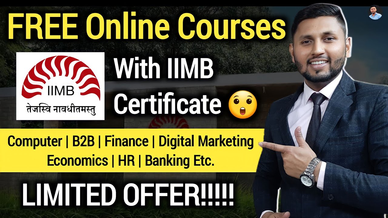 IIMB Announced Free Courses 2024 | Free Online Courses | Swayam Free ...