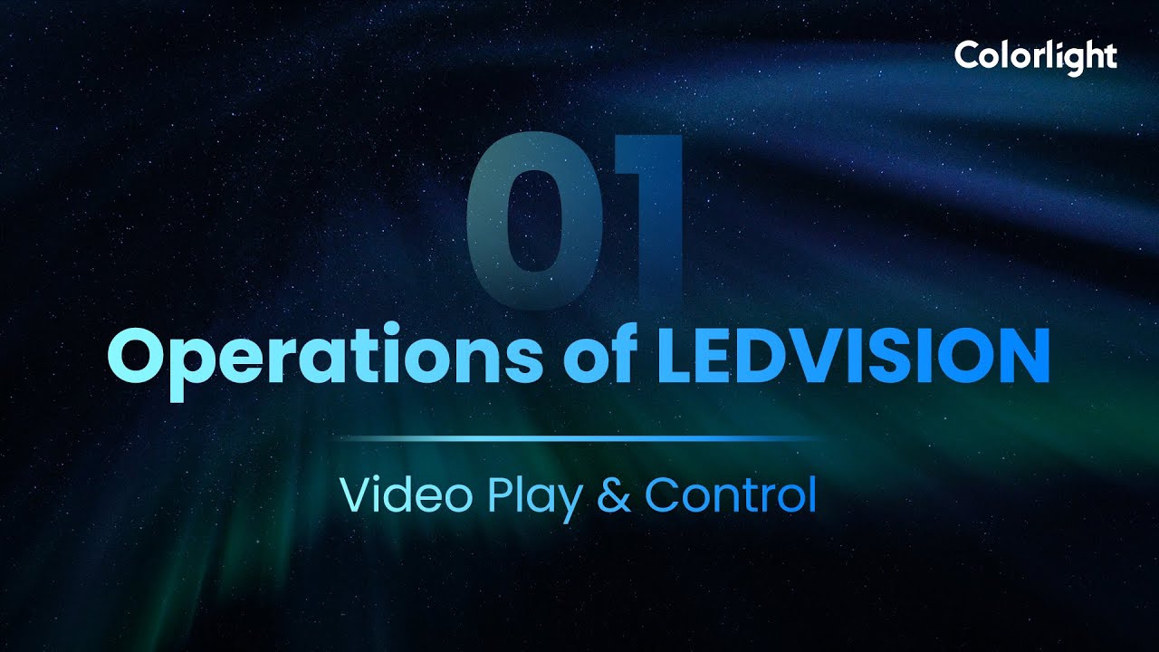 LEDVision - EP01 Operations of LEDvision - YouTube