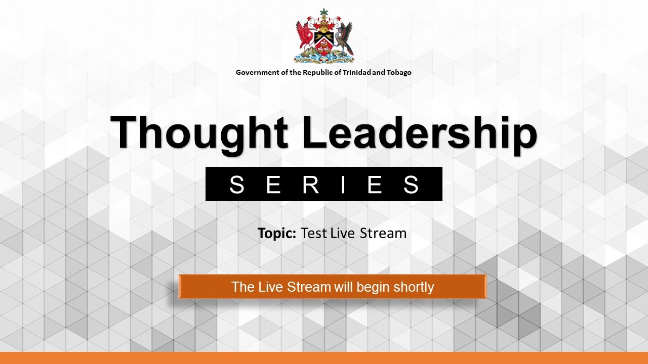 Test Stream for Thought Leadership - YouTube