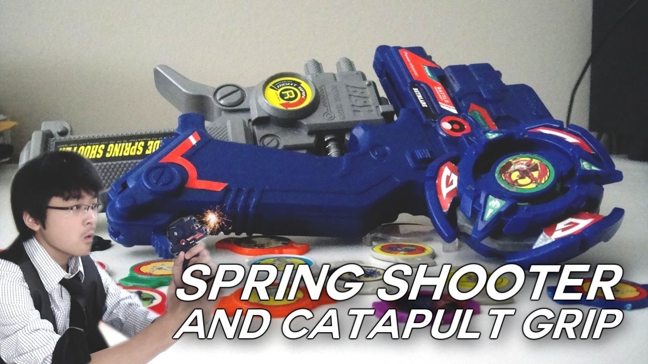 ~Bey-Reviews: A-4 Spring Shooter + #42 FAKE Catapult Grip Review - YouTube