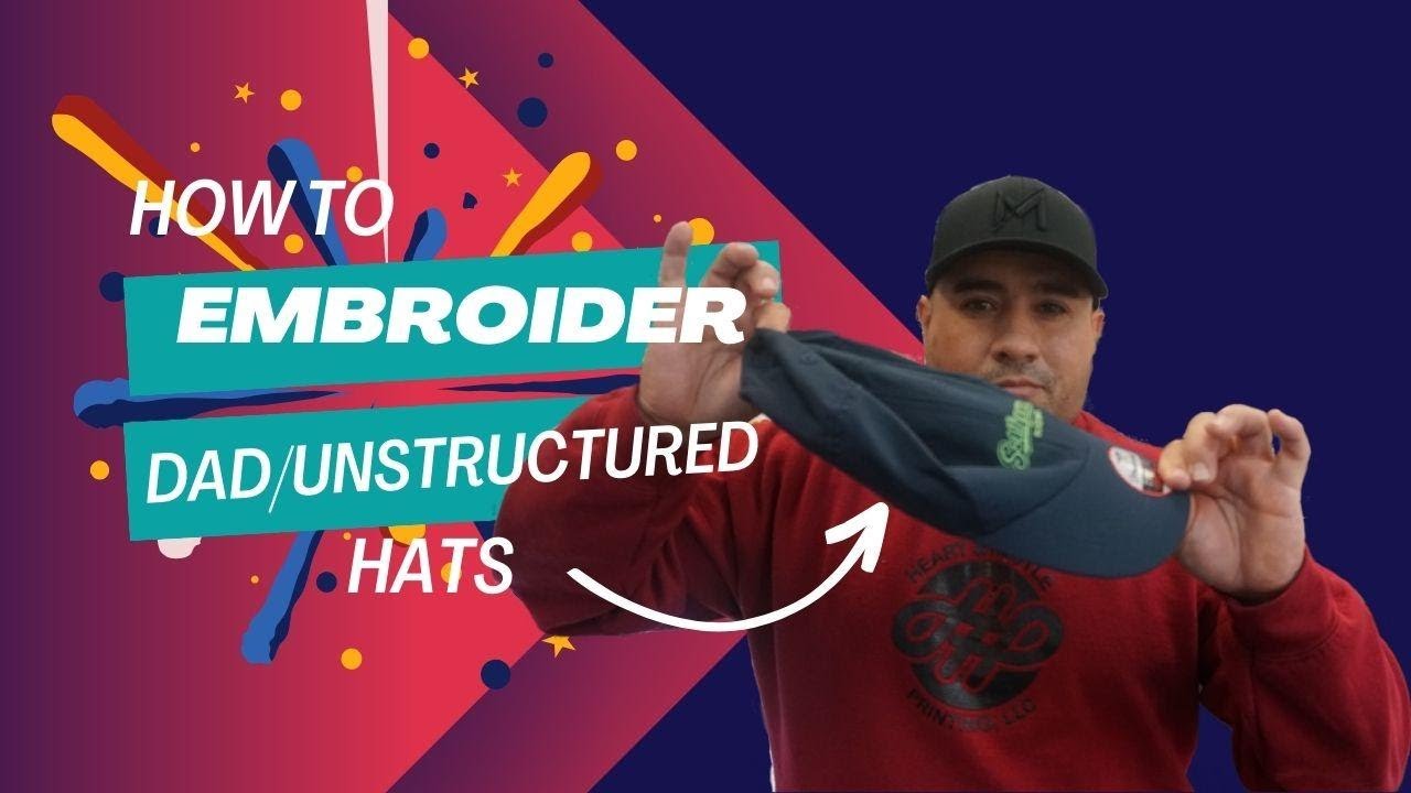 Master Embroidery Techniques for Dad Hats - YouTube