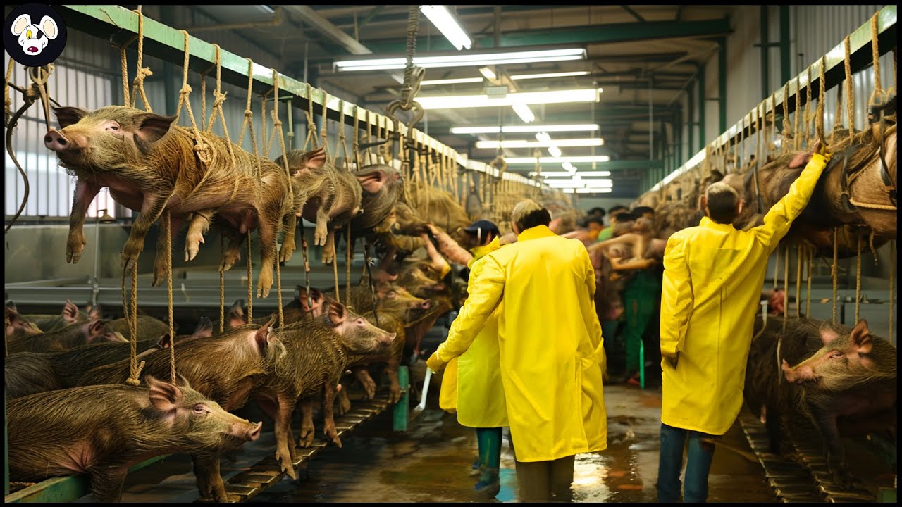 How To Process And Harvest Wild Boar Meat - Wild Boar Farm | Processing ...