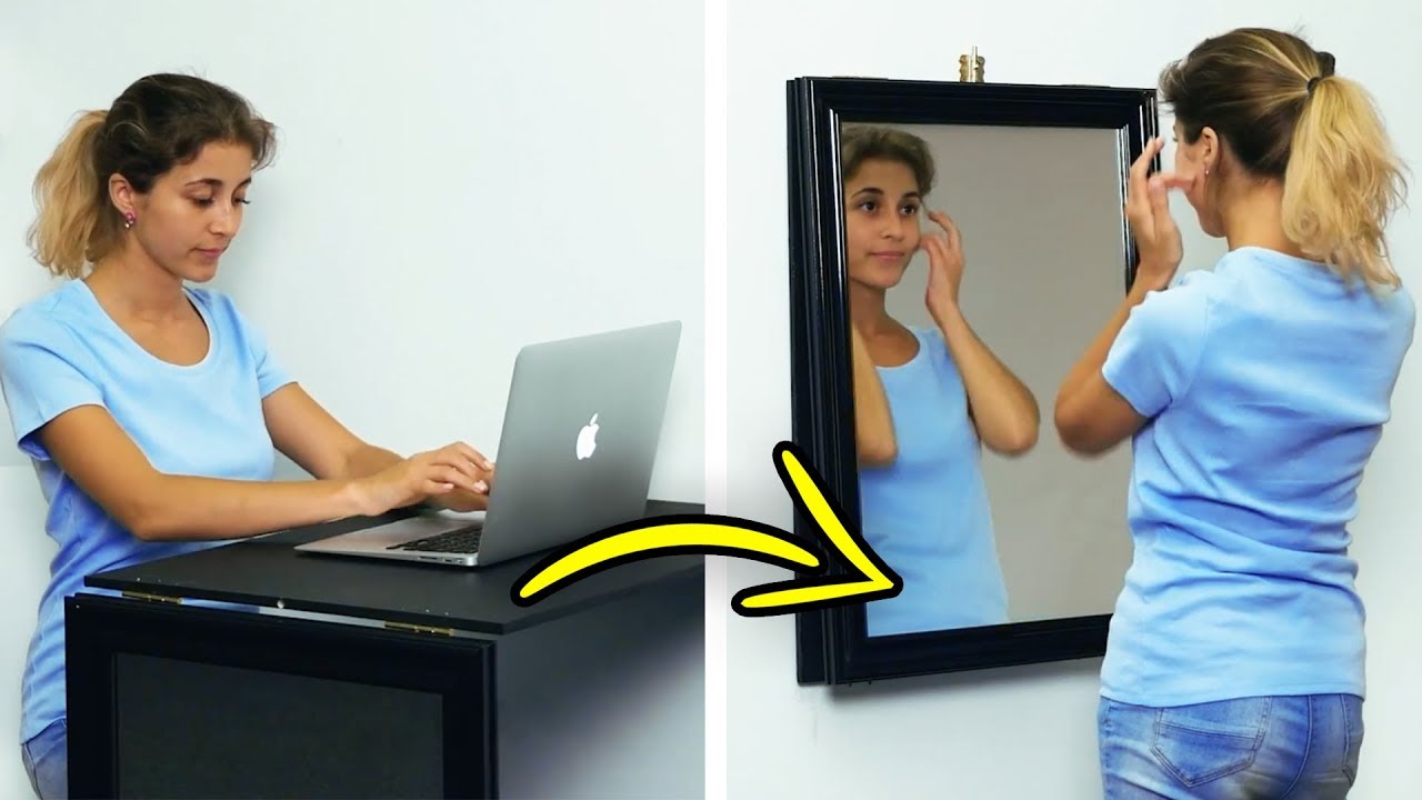 38 BRILLIANT SPACE SAVING HACKS FOR YOUR HOME - YouTube