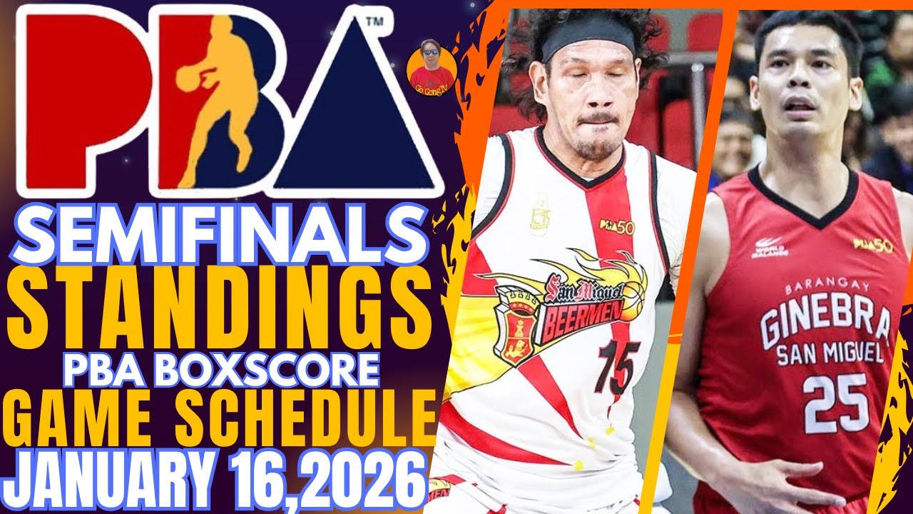 PBA SEMIFINALS LATEST TEAM STANDINGS JANUARY 14,2026|PBA BOXSCORE|PBA ...