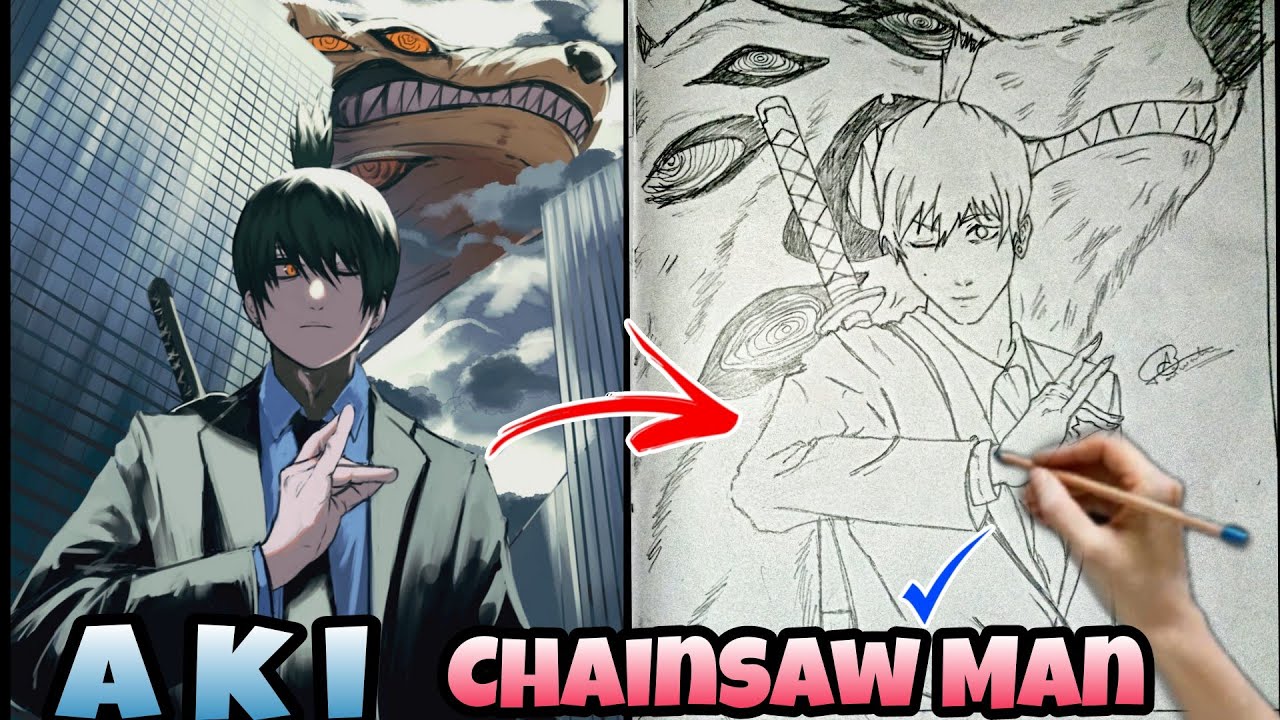 Drawing Aki Hayakawa From Chainsaw Man 🔥|| @DrawlikeaSir - YouTube